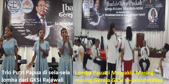 Puluhan Pendeta Joget “Tobelo” di Semarak Paskah Raya GKSI se-Jabodetabek